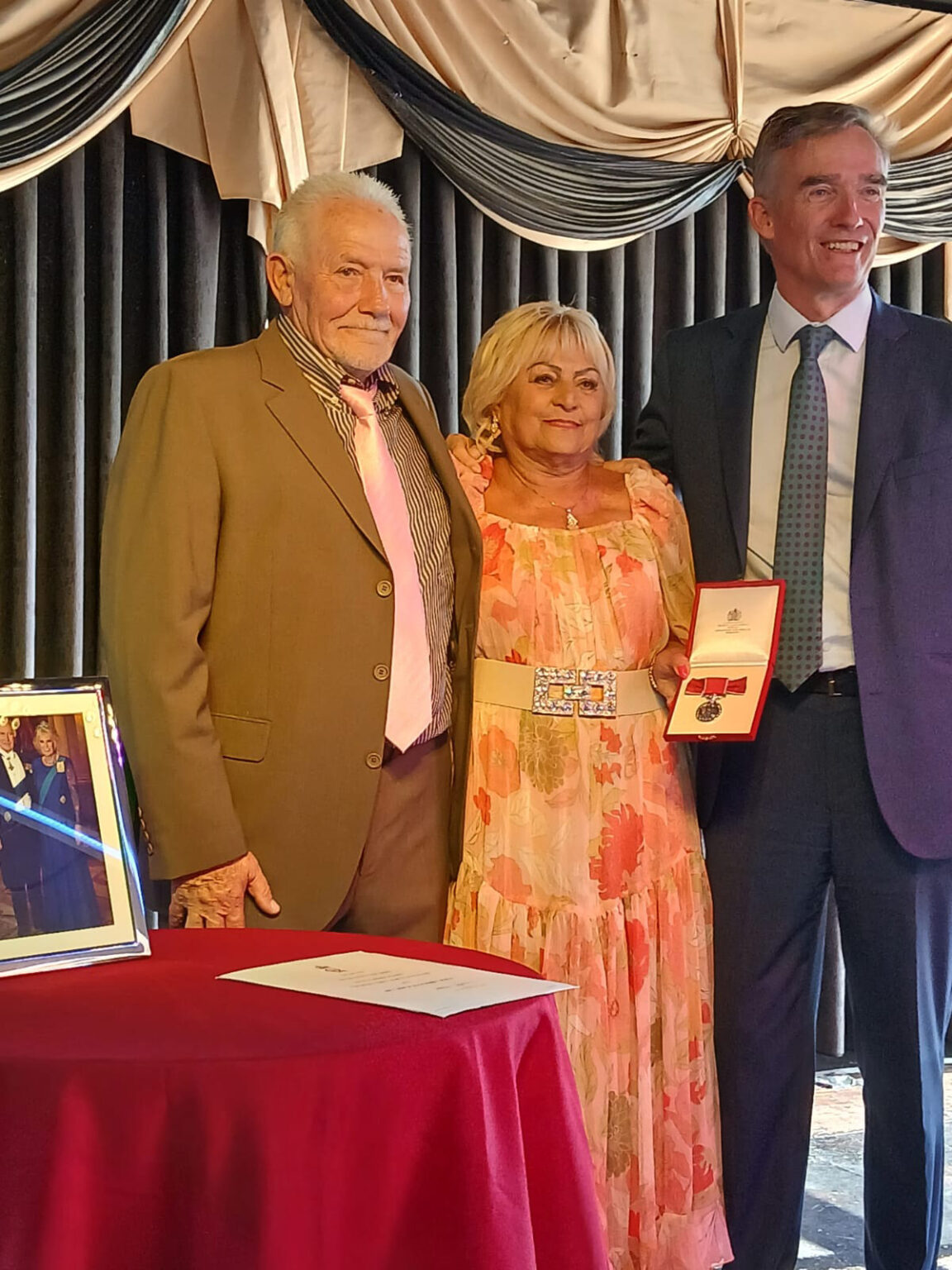 Maria Wilson receives BEM from British Ambassador - Costa Blanca People